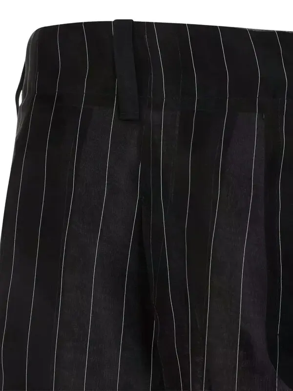 Khaite Translucent Pinstripe Trousers