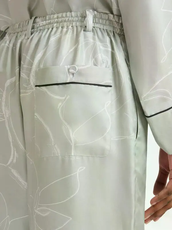 Marni Rose-print Palazzo Pants