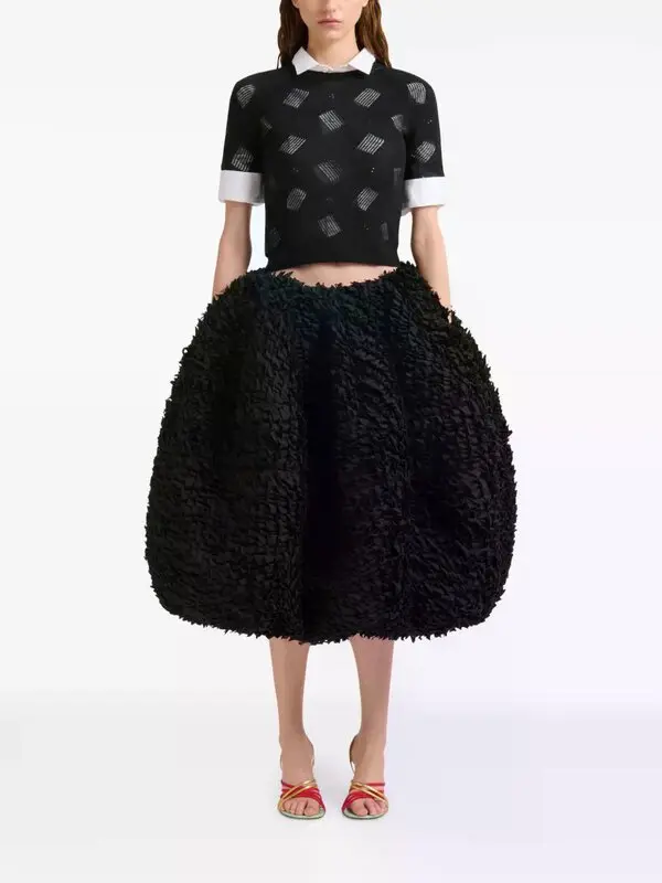 Marni Voluminous Balloon Midi Skirt