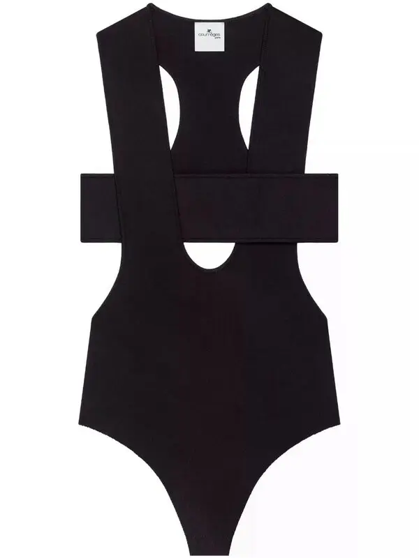 COURREGES Infinity Bodysuit - Black