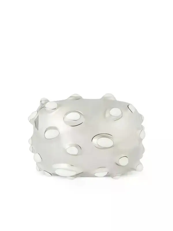 COURREGES Infinity Flecked Ring - Silver