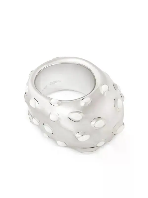 COURREGES Infinity Flecked Ring