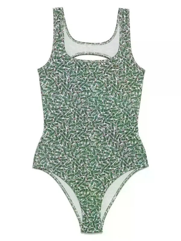 Lacoste Printed One-piece - Green