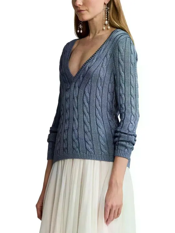 Ralph Lauren Cable-knit Jumper - Blue