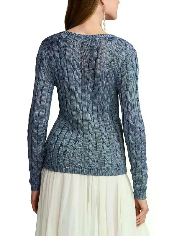 Ralph Lauren Cable-knit Jumper - Blue