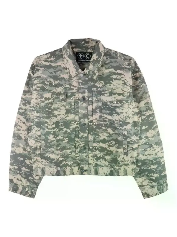 THUG CLUB Camouflage-print Jacket