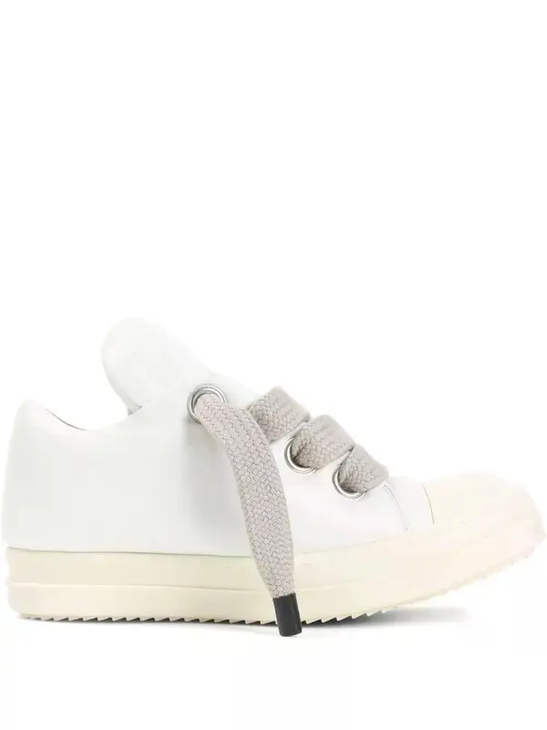 Rick Owens Leather Sneakers - Neutrals