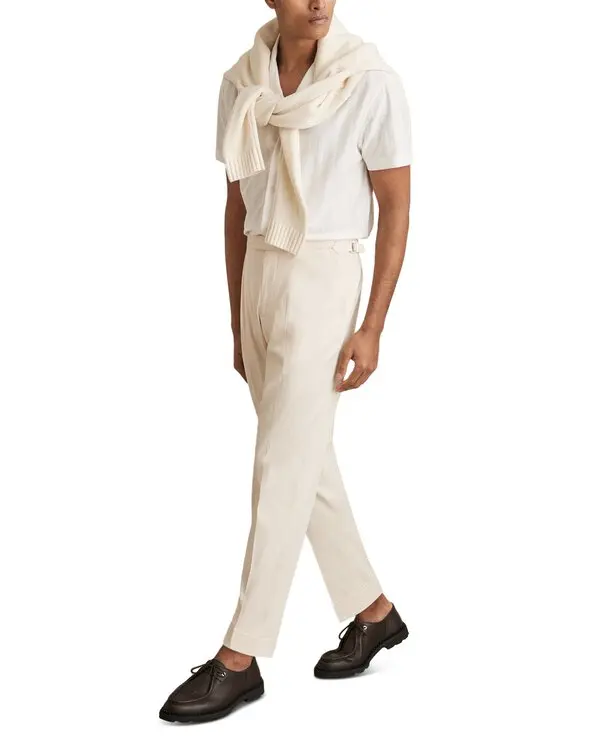 REISS Side Adjuster Tapered Trousers