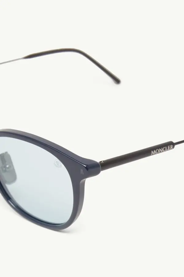 Moncler Barbb Round Sunglasses