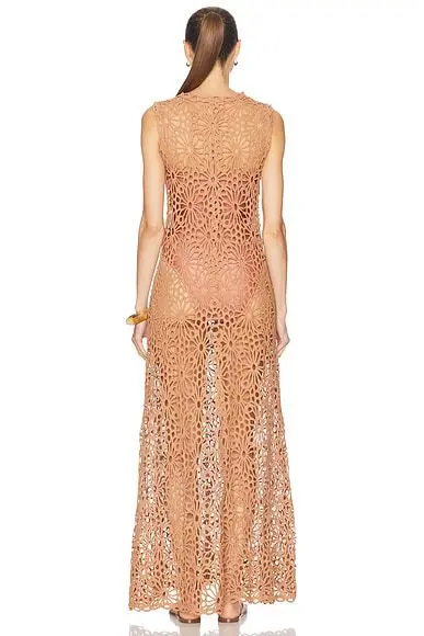 Norma Kamali Sleeveless Swing Maxi Dress