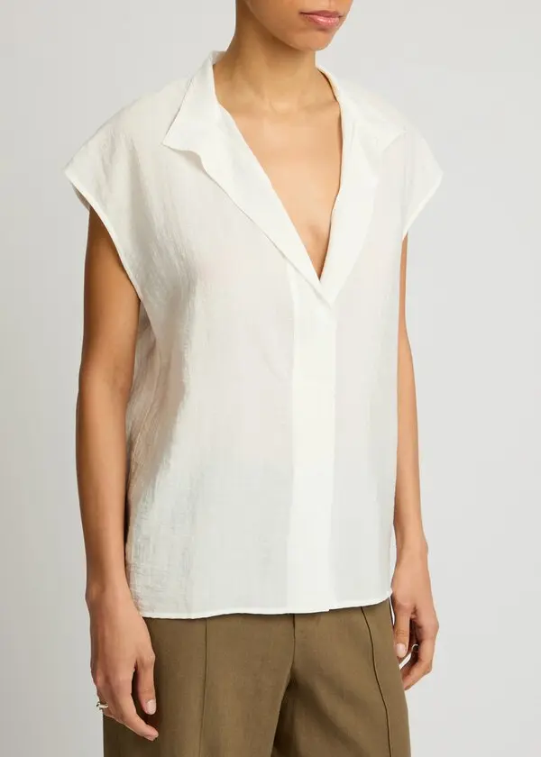 Vince Woven Blouse