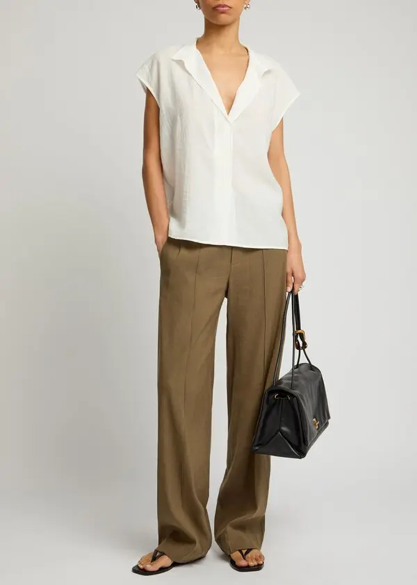 Vince Woven Blouse