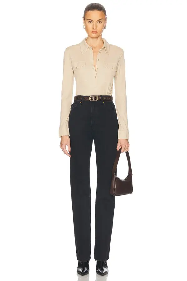 NILI LOTAN Lark Shirt - Khaki