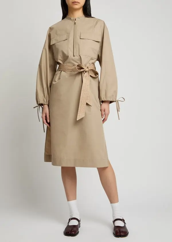 Moncler Nylon Midi Dress