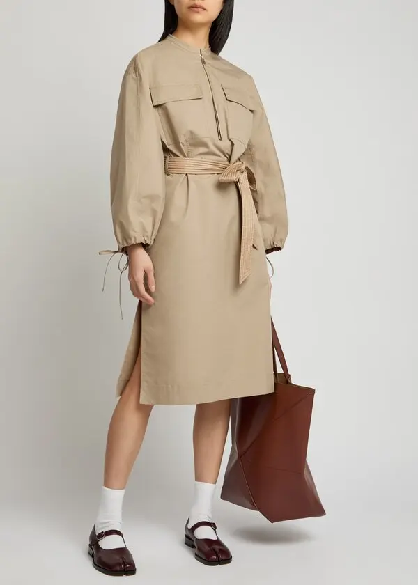 Moncler Nylon Midi Dress