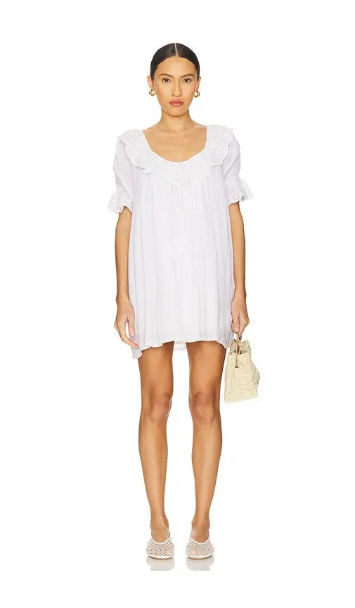 Show Me Your Mumu Toulouse Dress - White Eyelet