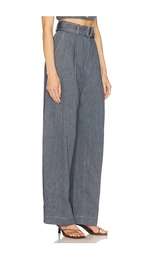 Matthew Bruch Pleated Barrel Trouser