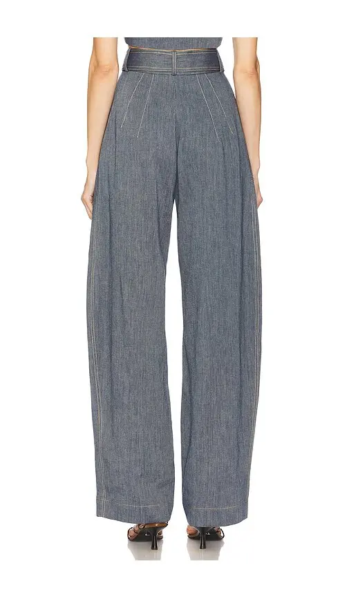 Matthew Bruch Pleated Barrel Trouser