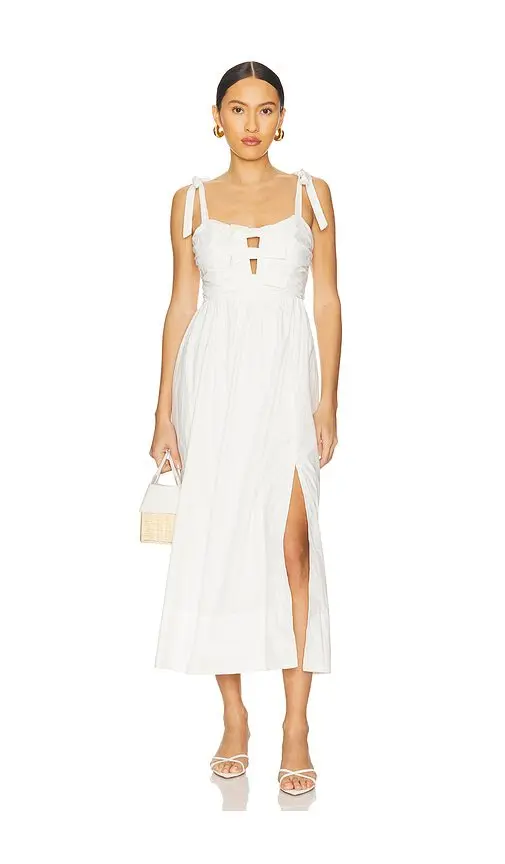 Astr The Label Helia Dress - White