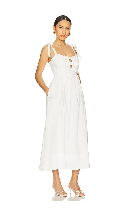 Astr The Label Helia Dress - White
