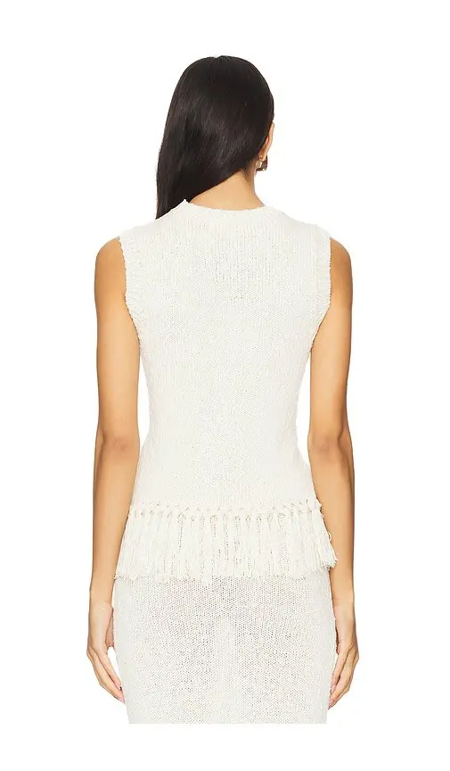 4TH & RECKLESS Lauryn Knit Fringe Top