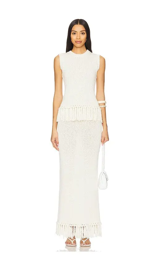 4TH & RECKLESS Lauryn Knit Fringe Top