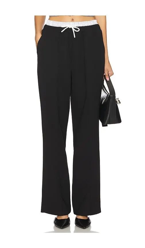 4TH & RECKLESS Bianaca Contrast Waist Trousers