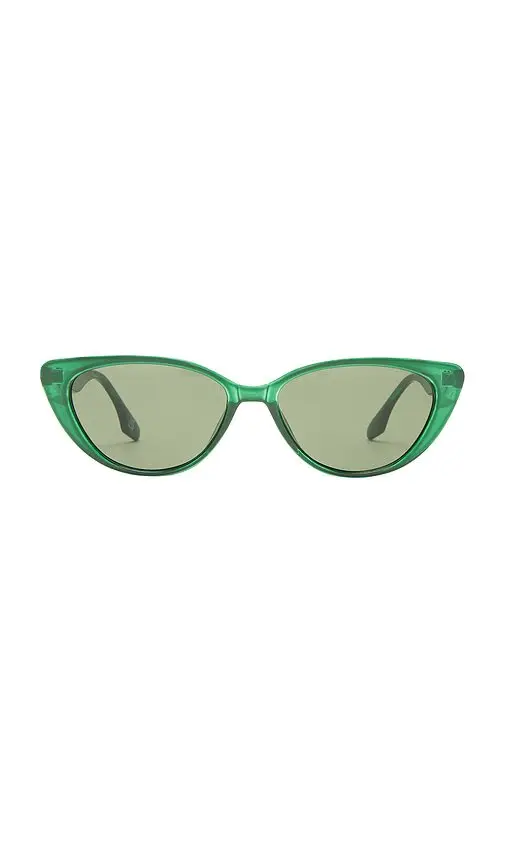 AIRE Amalthea Sunglasses - Emerald & Green Mono