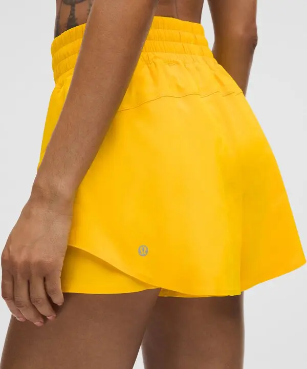 Lululemon Shake It Out High-rise Running Short - Maize Yellow