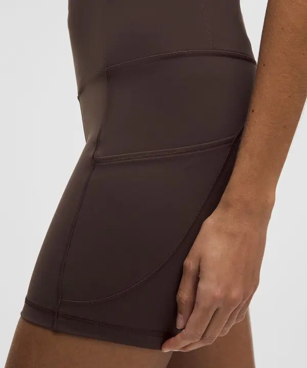 Lululemon Fast And Free High-rise 6" Short - Espresso