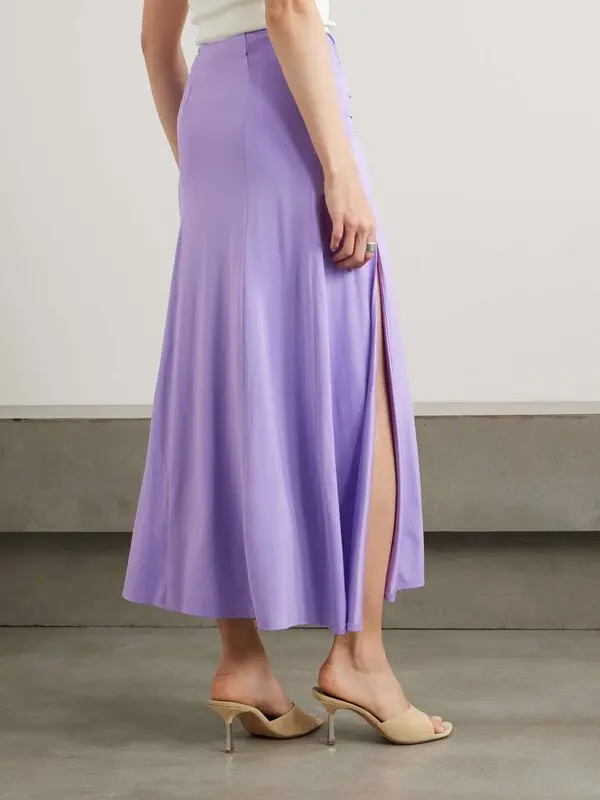 Rabanne Knotted Gathered Maxi Skirt