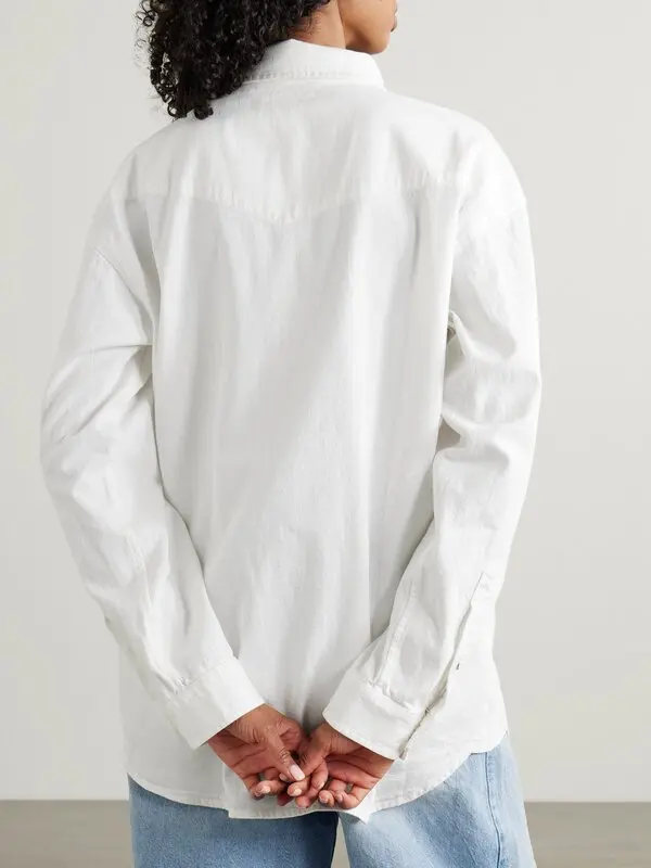 MOTHER The Exes And Oh's Denim Shirt