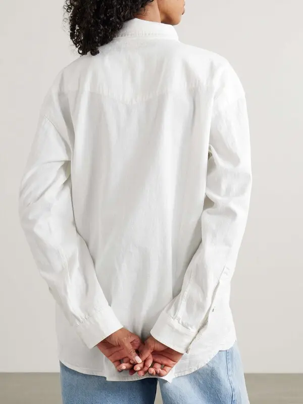 MOTHER The Exes And Oh's Denim Shirt