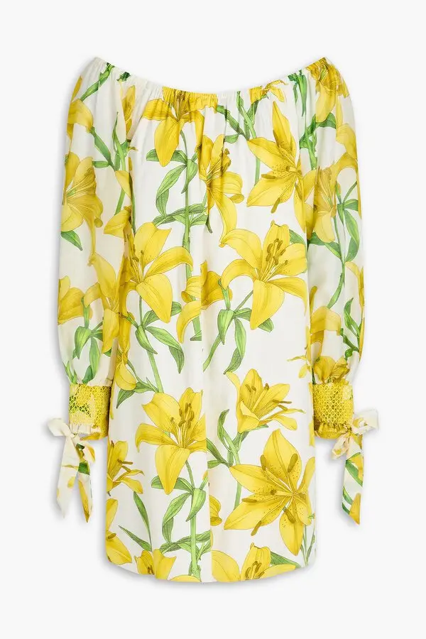 Alice + Olivia Artemis Mini Dress - Yellow