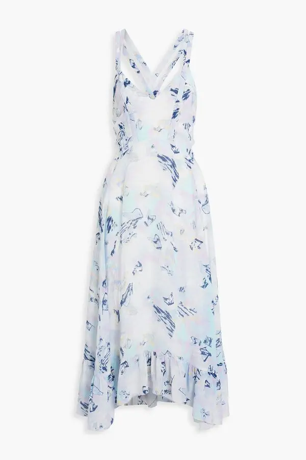 IRO PARIS Andou Printed Midi Dress