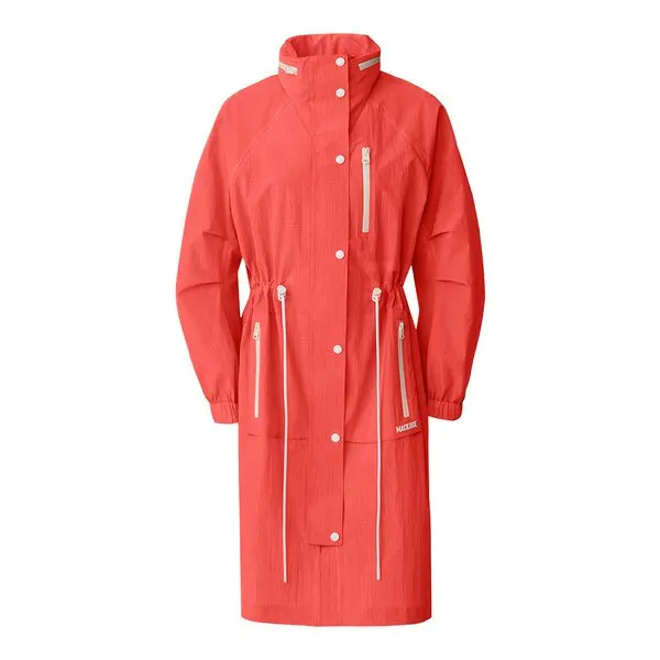 Mackage Makayla Knee-length Rain Jacket - Papaya