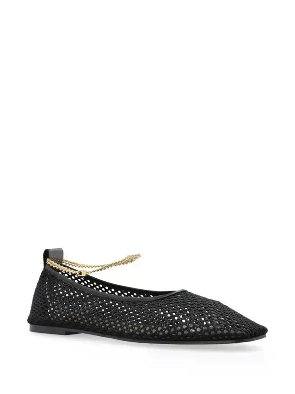 MARIA LUCA Leather Ballerina Shoes