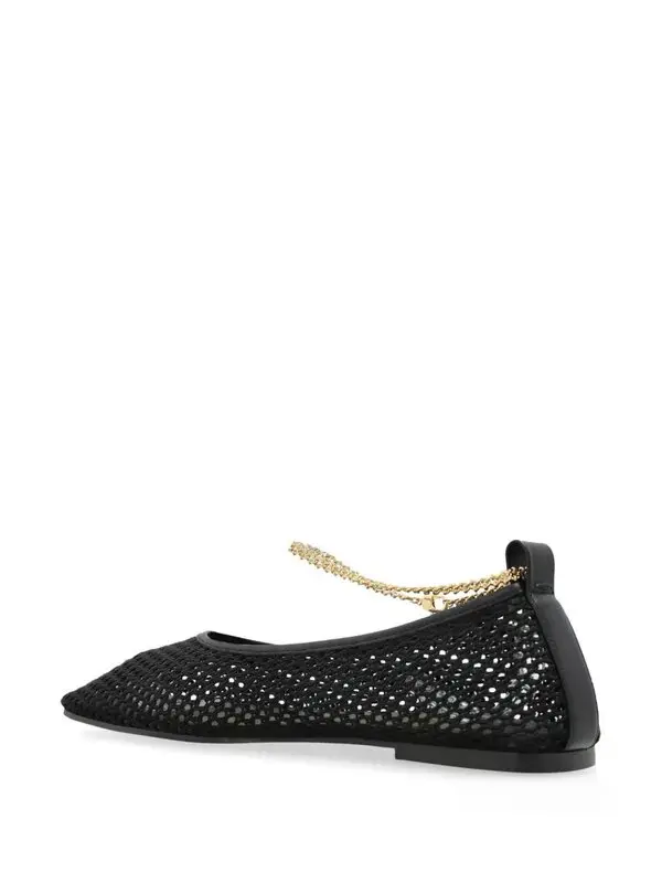 MARIA LUCA Leather Ballerina Shoes