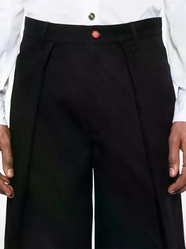 Casablanca Pleated Wool Shorts