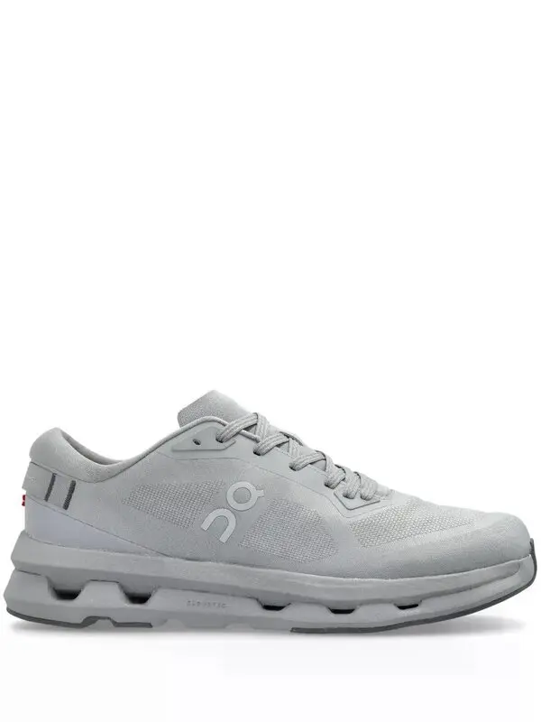 On Logo-print Trainers - Grey