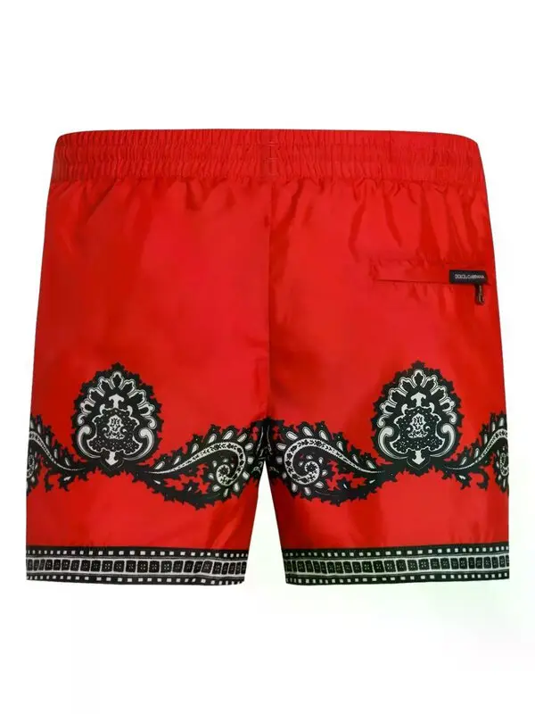Dolce & Gabbana Printed Swim Shorts