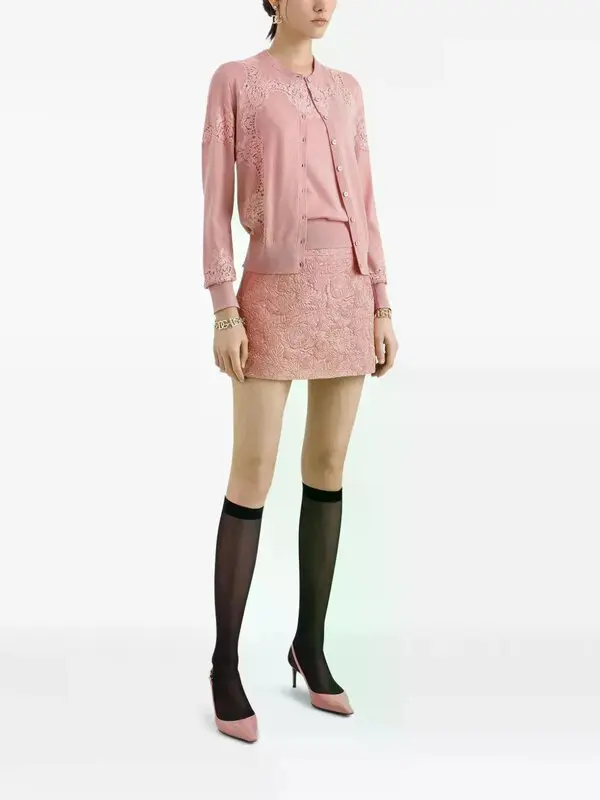 Dolce & Gabbana Dna Cashmere Vest - Pink