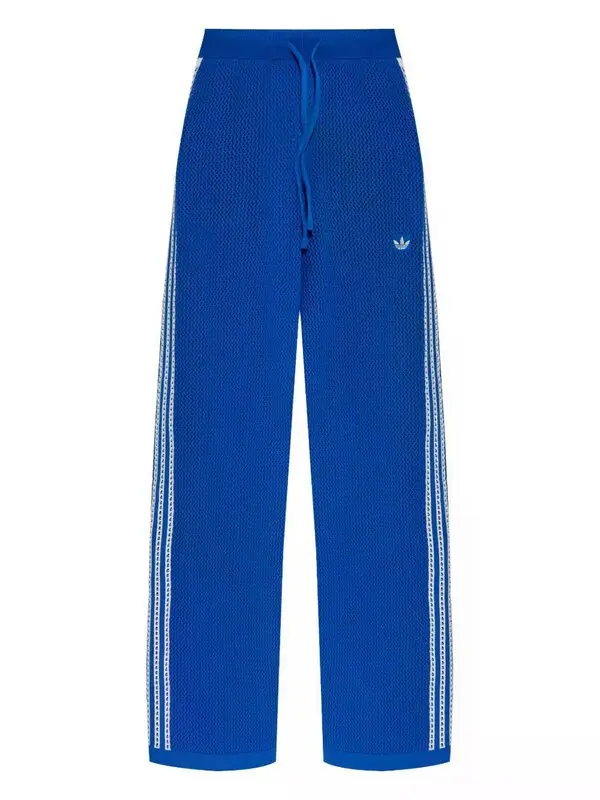 Adidas Logo-embroidered Track Pants
