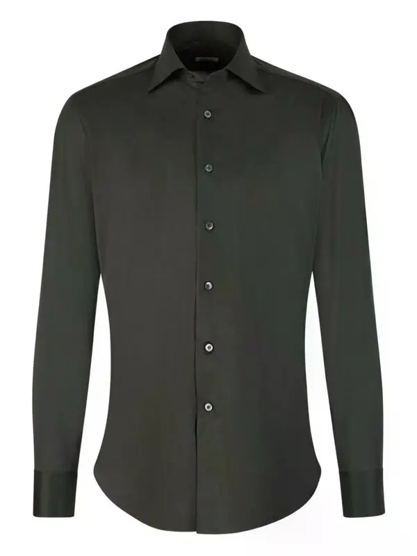 FRAY Tailored Long-sleeve Shirt - Green