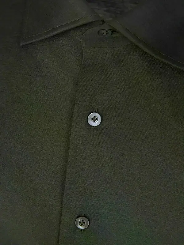 FRAY Tailored Long-sleeve Shirt - Green
