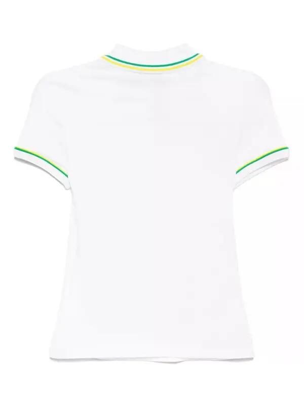 Lacoste Jersey Polo Top - White