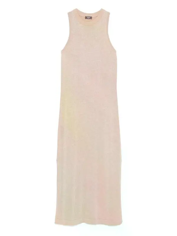 Peserico Ribbed Maxi Dress - Brown
