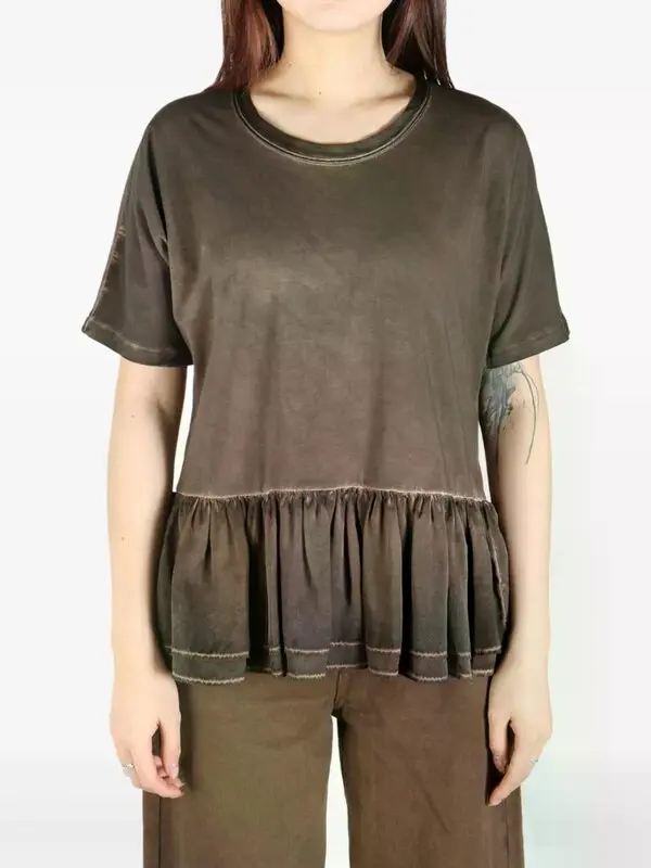 UMA WANG Peplum T-shirt