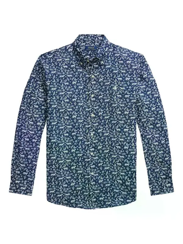Polo Ralph Lauren Linen Shirt - Blue