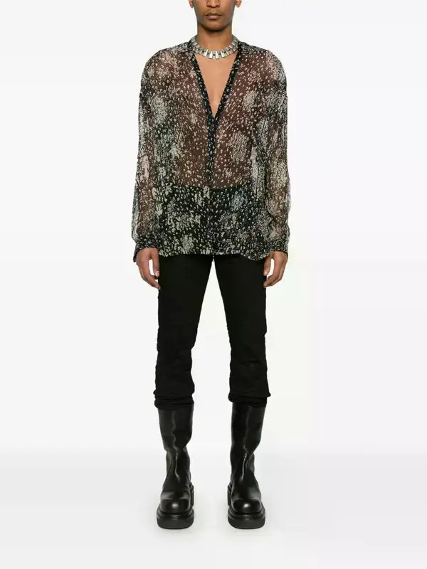 Rick Owens Lido Larry Shirt - Black